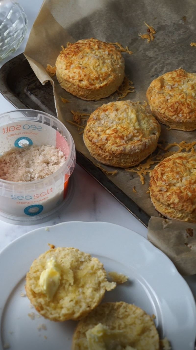 Easy cheese scones with smoked sea salt – Cornish Sea Salt Company Ltd