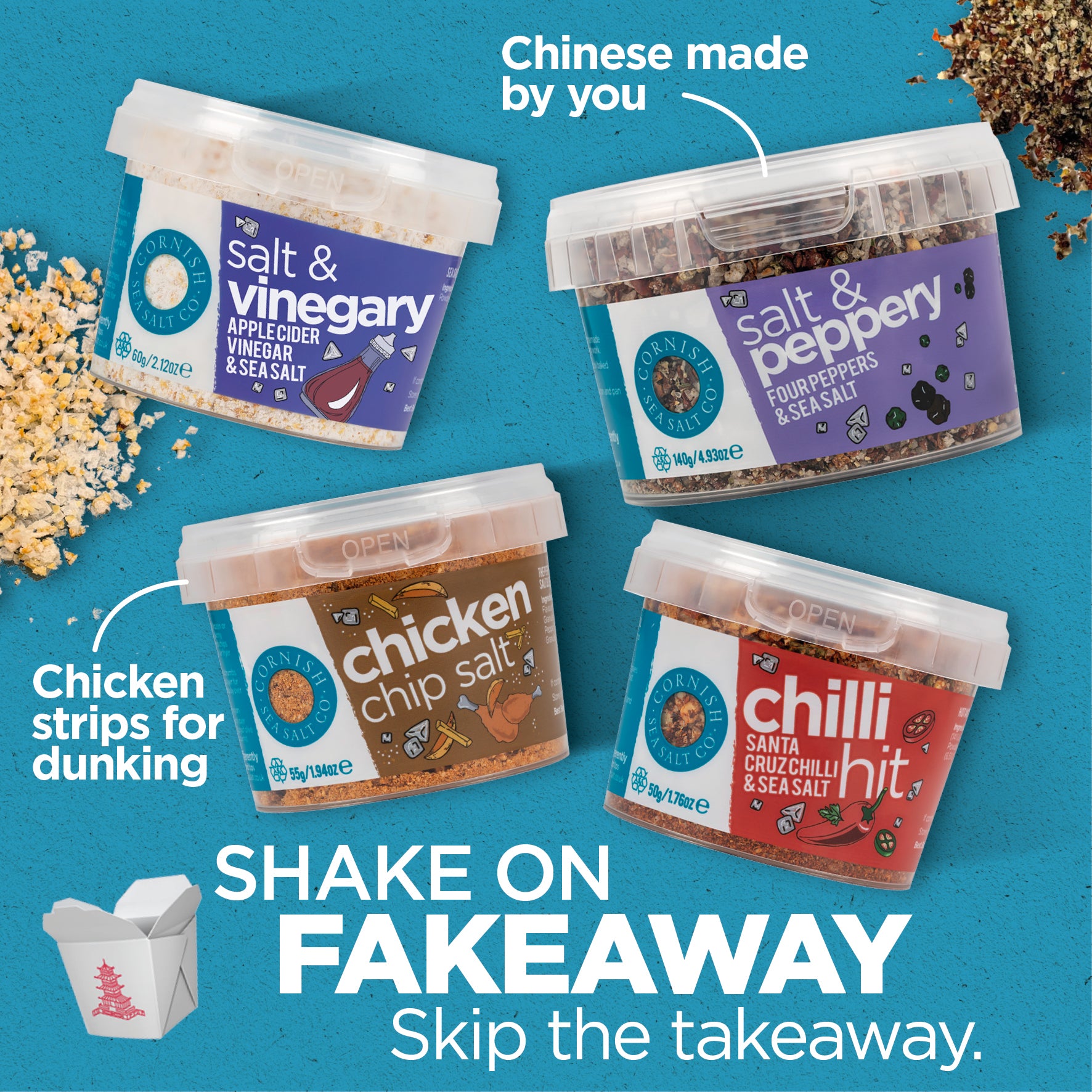 At Home Fakeaway Seasoning Bundle – Cornish Sea Salt Company Ltd